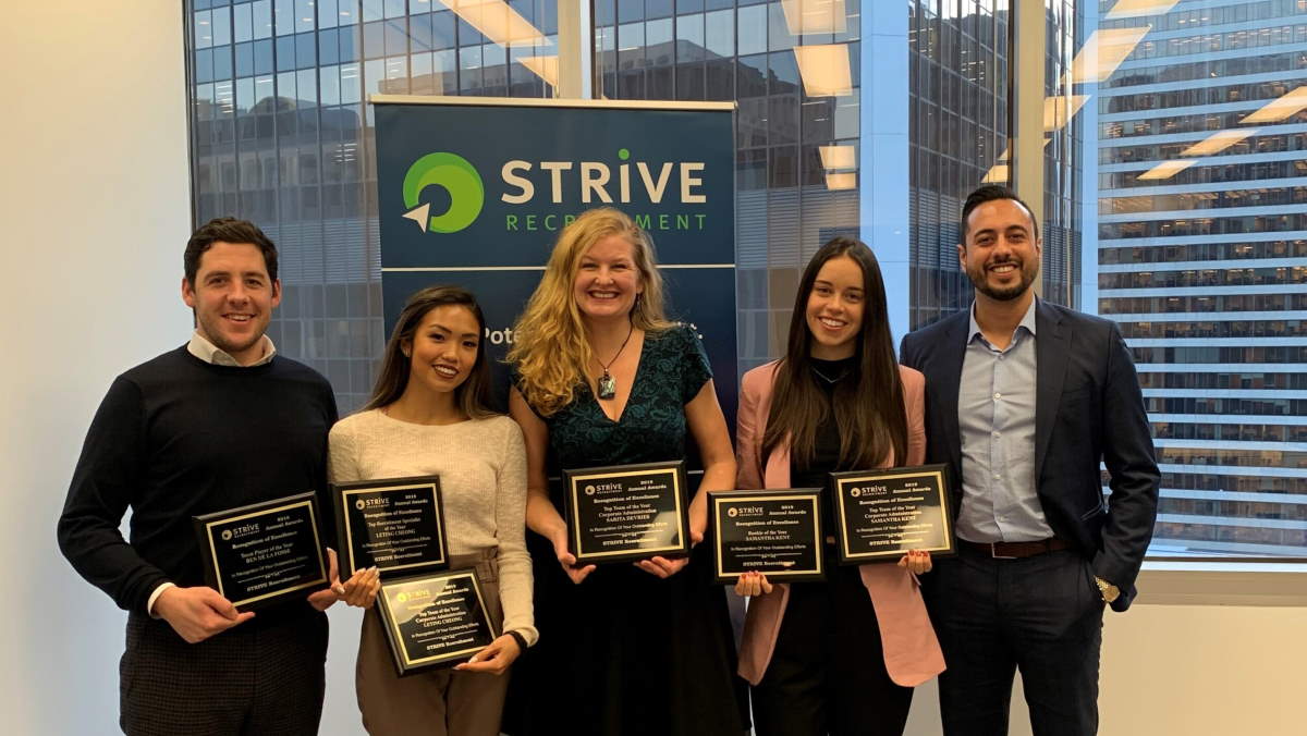 2019 Annual STRIVE Awards - STRIVE Recruitment